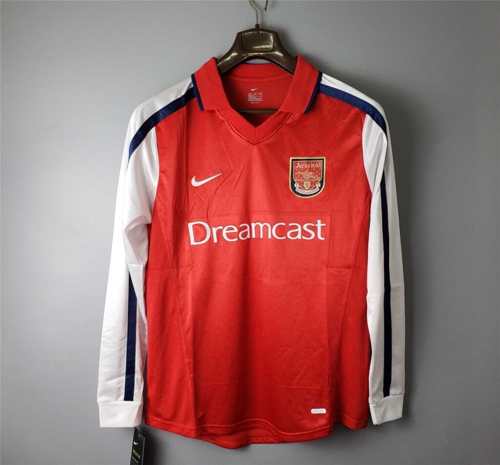 The Retro Kit | Arsenal 2000/2002 Home Kit - Long Sleeve