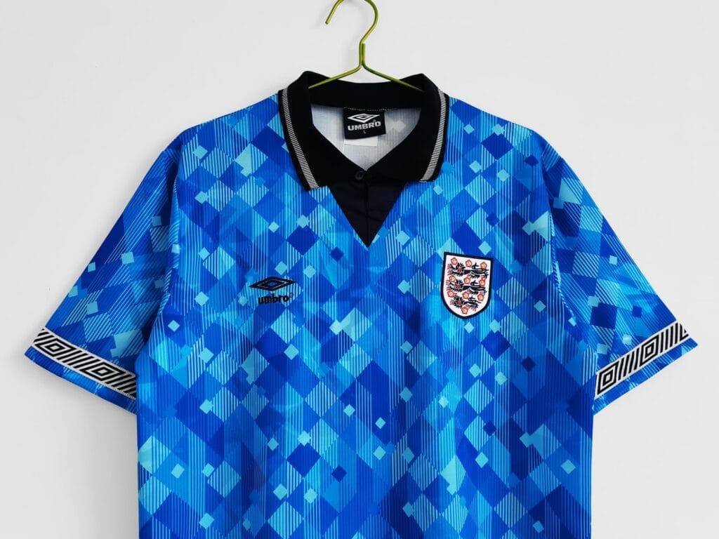 The Retro Kit | England 1990 Third Blue Kit