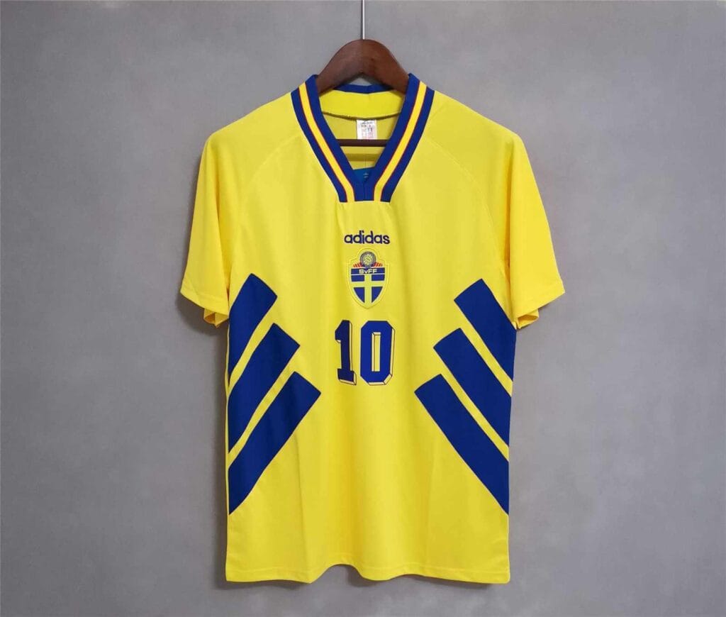The Retro Kits | Sweden - 1994 Home yellow kit