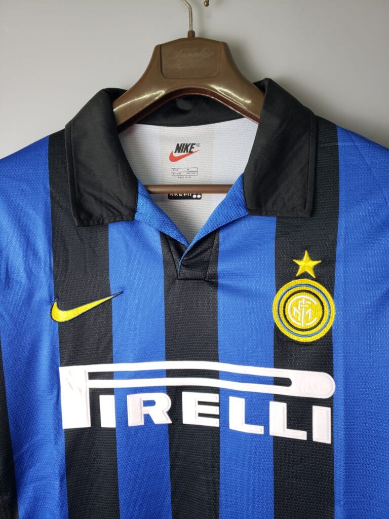 The Retro Kit | Inter Milan 1998/1999 Home Kit - Long Sleeve