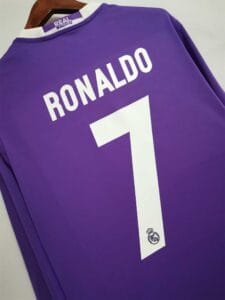 The Retro Kit | Real Madrid 2016/2017 Away Purple Kit - long sleeves