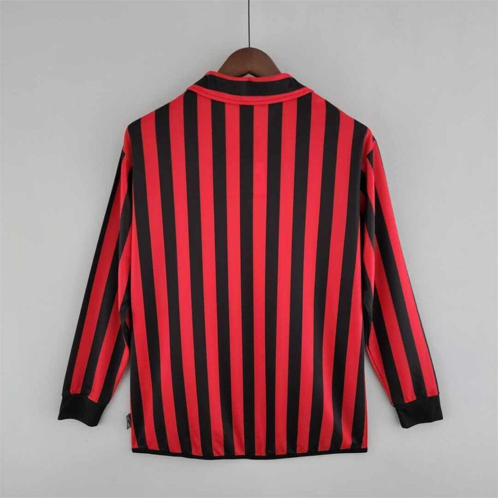 The Retro Kit | AC Milan 1999/2000 Home kit - Long sleeve