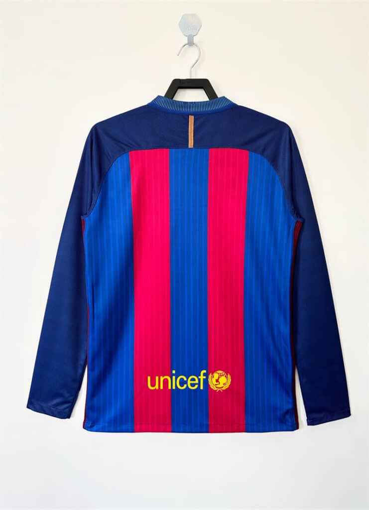 The Retro Kit | FC Barcelona 2016/2017 Home Kit - Long Sleeves