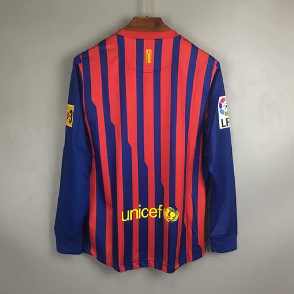 The Retro Kit | FC Barcelona 2011/2012 Home Kit - Long Sleeves